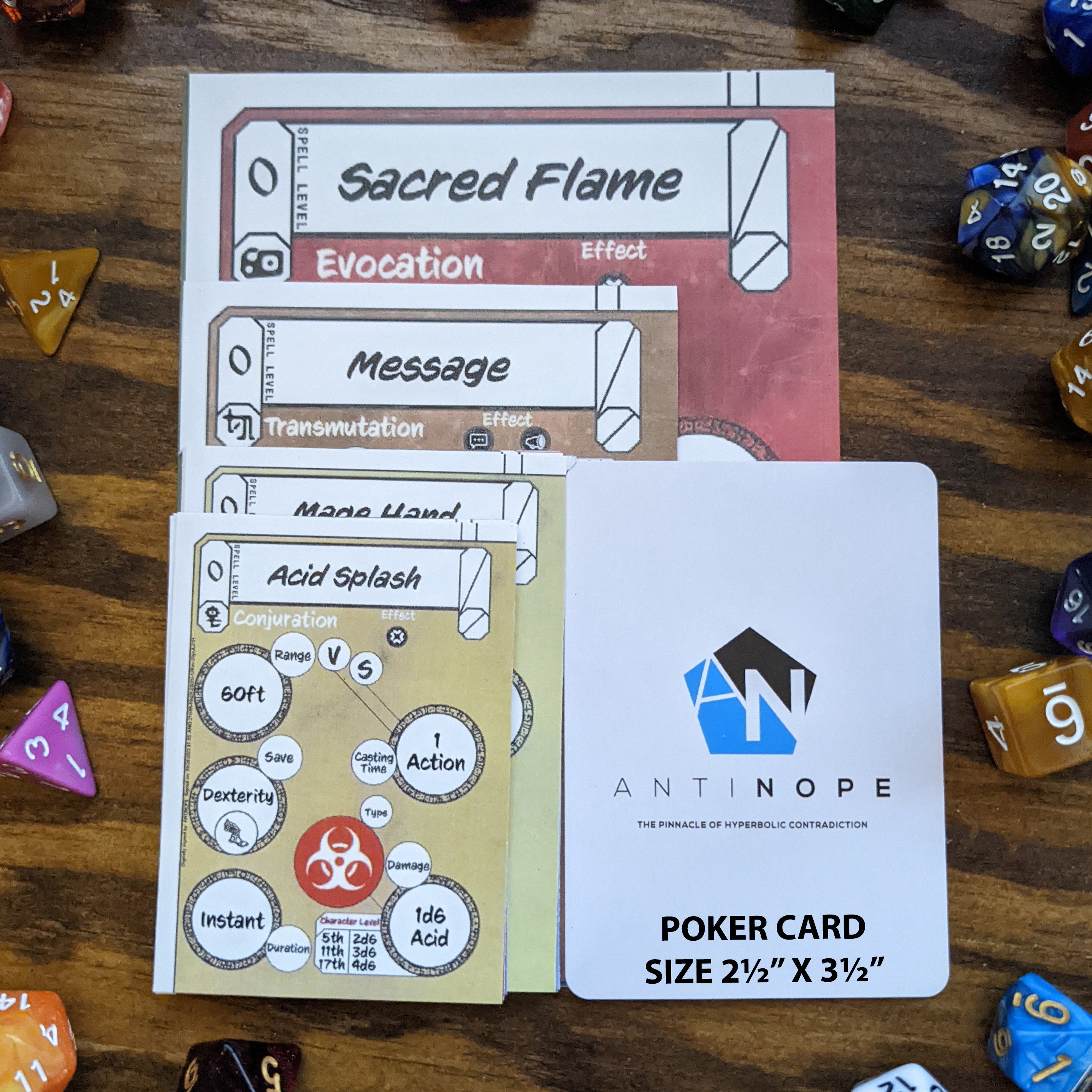 Printable Spell Cards 5e SRD5.1 Class, Bonus, Cantrip, & 1st Level ...