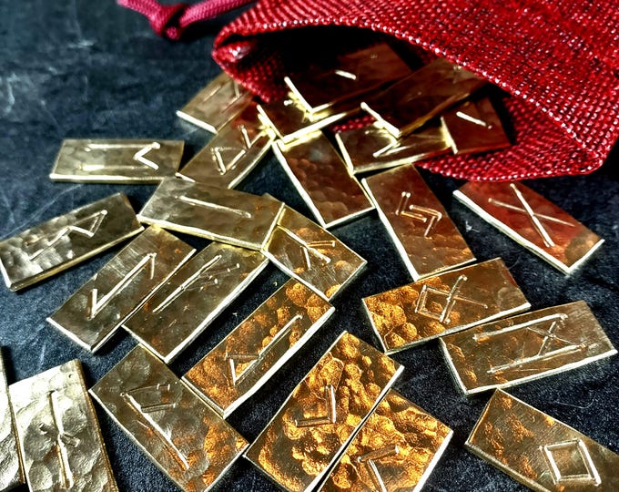 Brass Rune Set - Etsy
