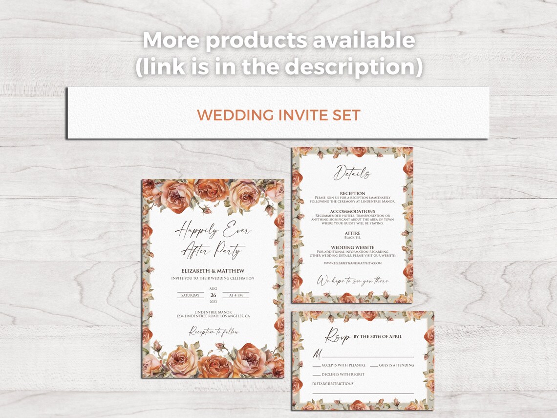 Floral Bridal Shower Welcome Sign, Terracotta Roses Bride-to-be Bridal ...