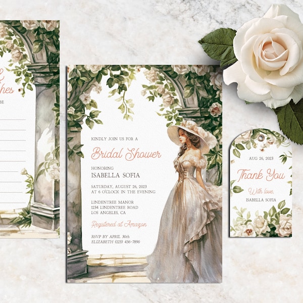 Regency Invite - Etsy