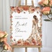 Floral Bridal Shower Welcome Sign, Terracotta Roses Bride-to-be Bridal ...
