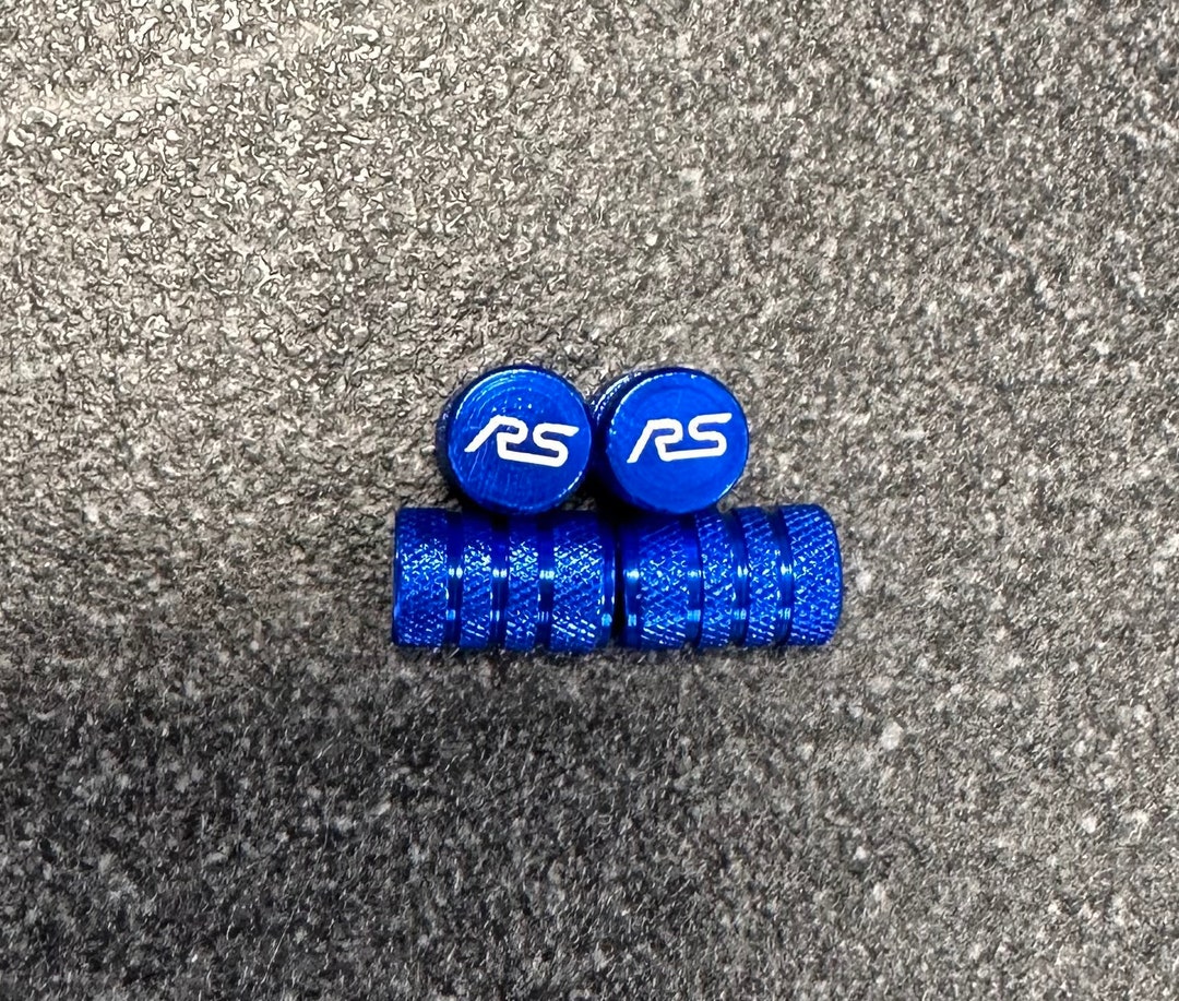 Ford RS Valve Caps With Individual Logo Laser Engraving Suitable for ...