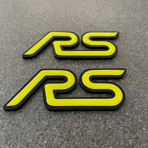 Ford Focus RS MK3 3D Gel Emblems Including Holder in Desired Color - Etsy