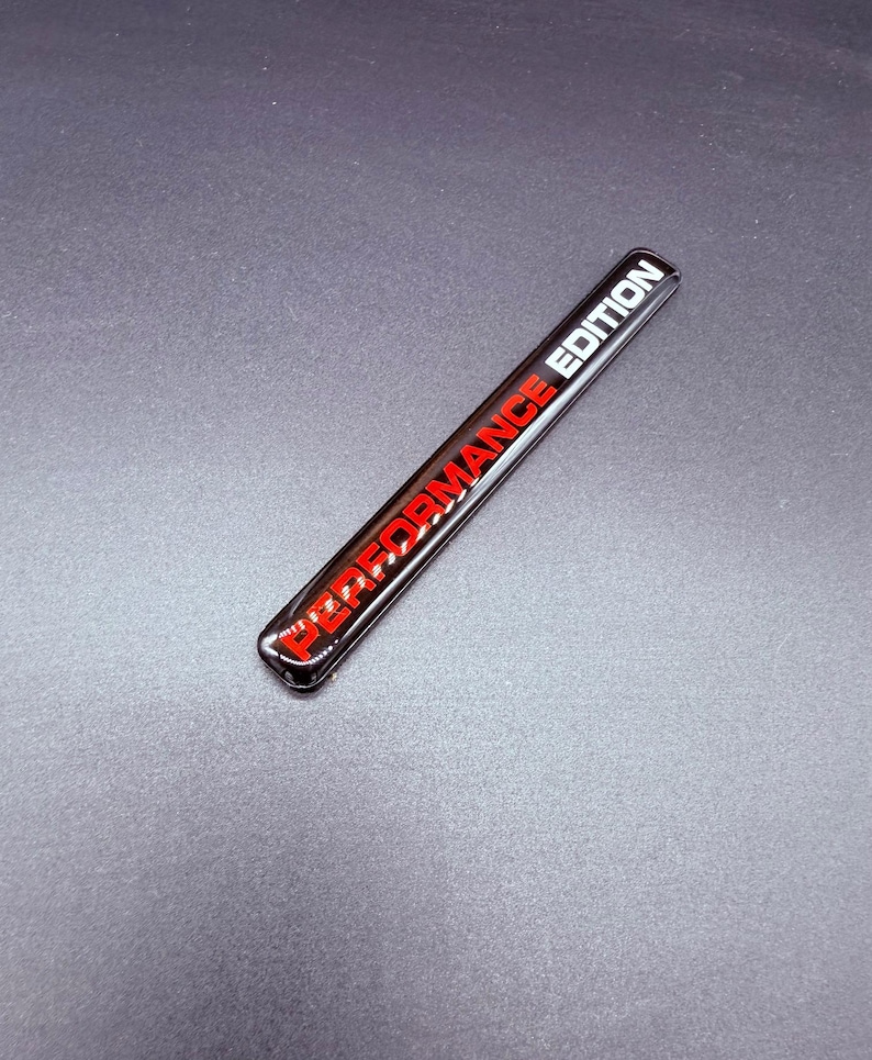 Performance Edition 3D Emblems Including Black Holder - Etsy