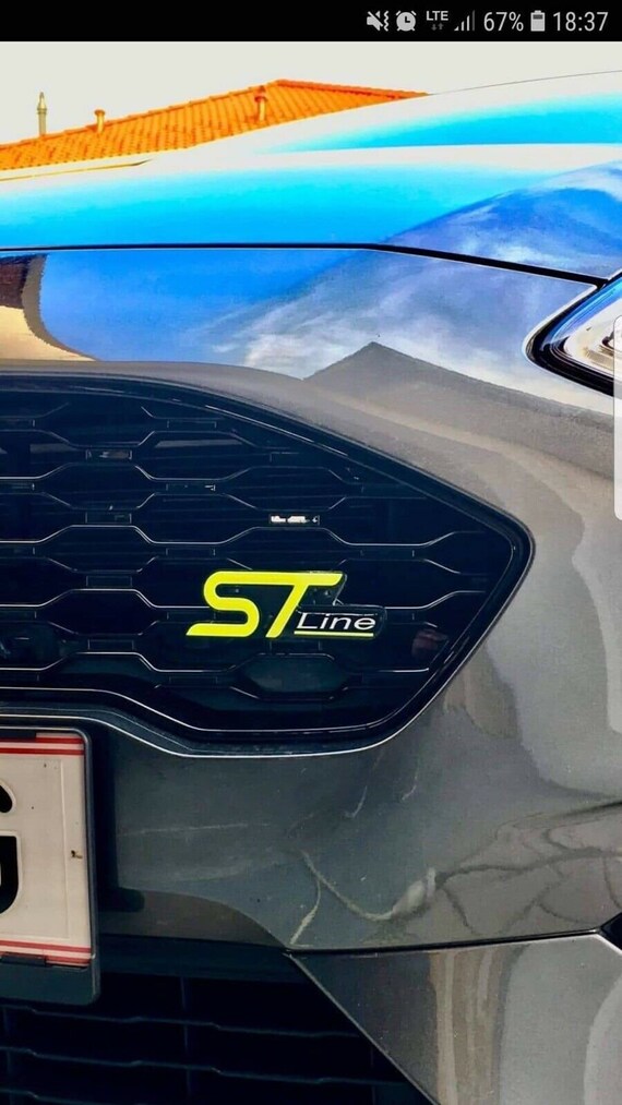 2x Ford ST-Line 3D Embleme in Wunschfarbe Gelembleme - Etsy