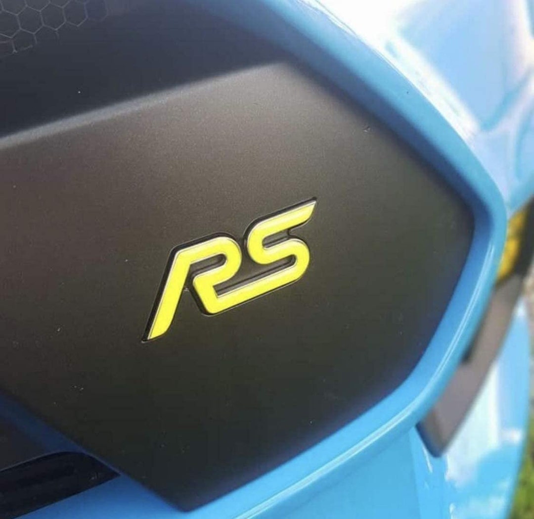Focus RS MK3 3D Gel Emblems Inlay Front+rear Free Color Choice - Etsy