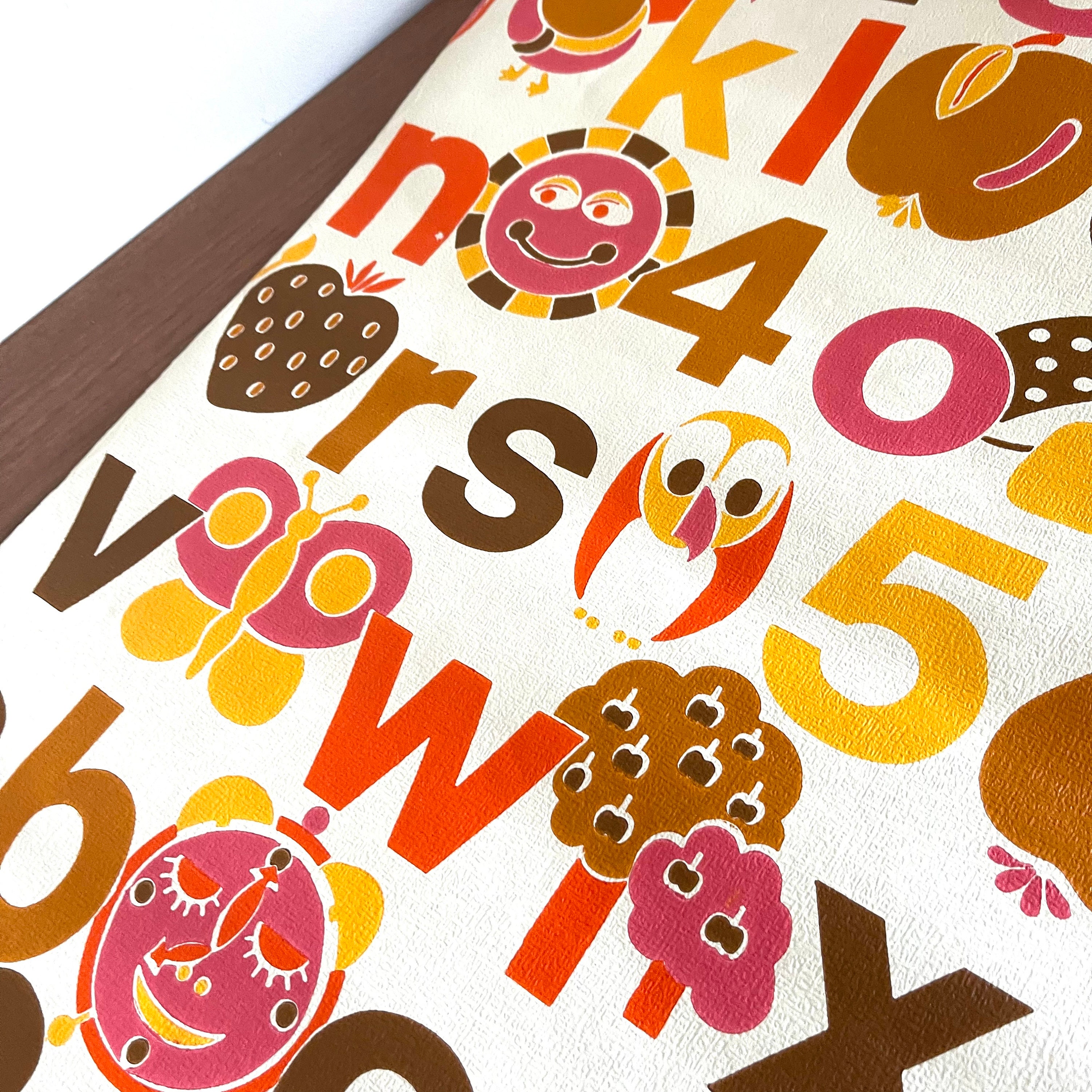 Authentic MCM Vintage Wallpaper. Full Roll. 1960s/70s Graphic Design ...