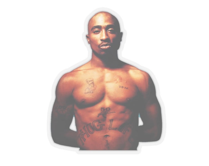 Tupac Shakur Vinyl Decal Rapper Sticker - Etsy UK
