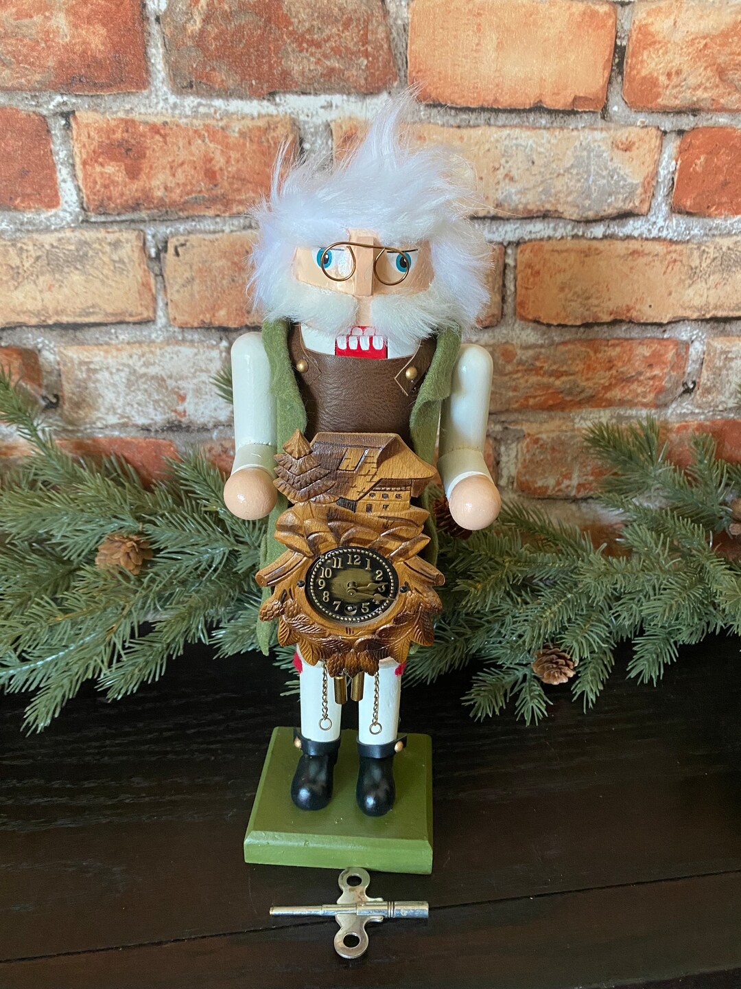 Handmade clock Doctor Nutcracker Holding a WORKING Vintage - Etsy