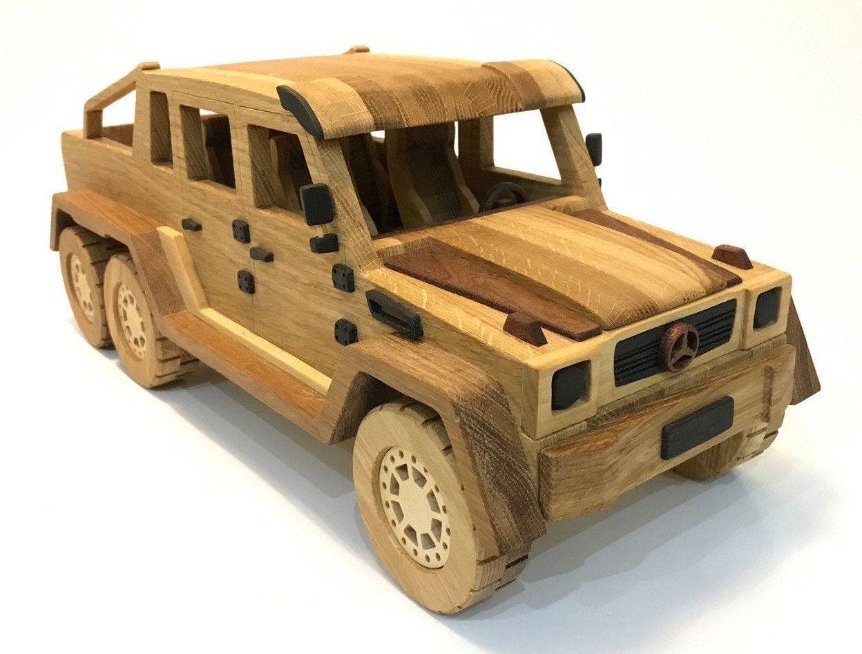 Holz-LKW mercedes G Klass Holzauto Auto-Modell. | Etsy