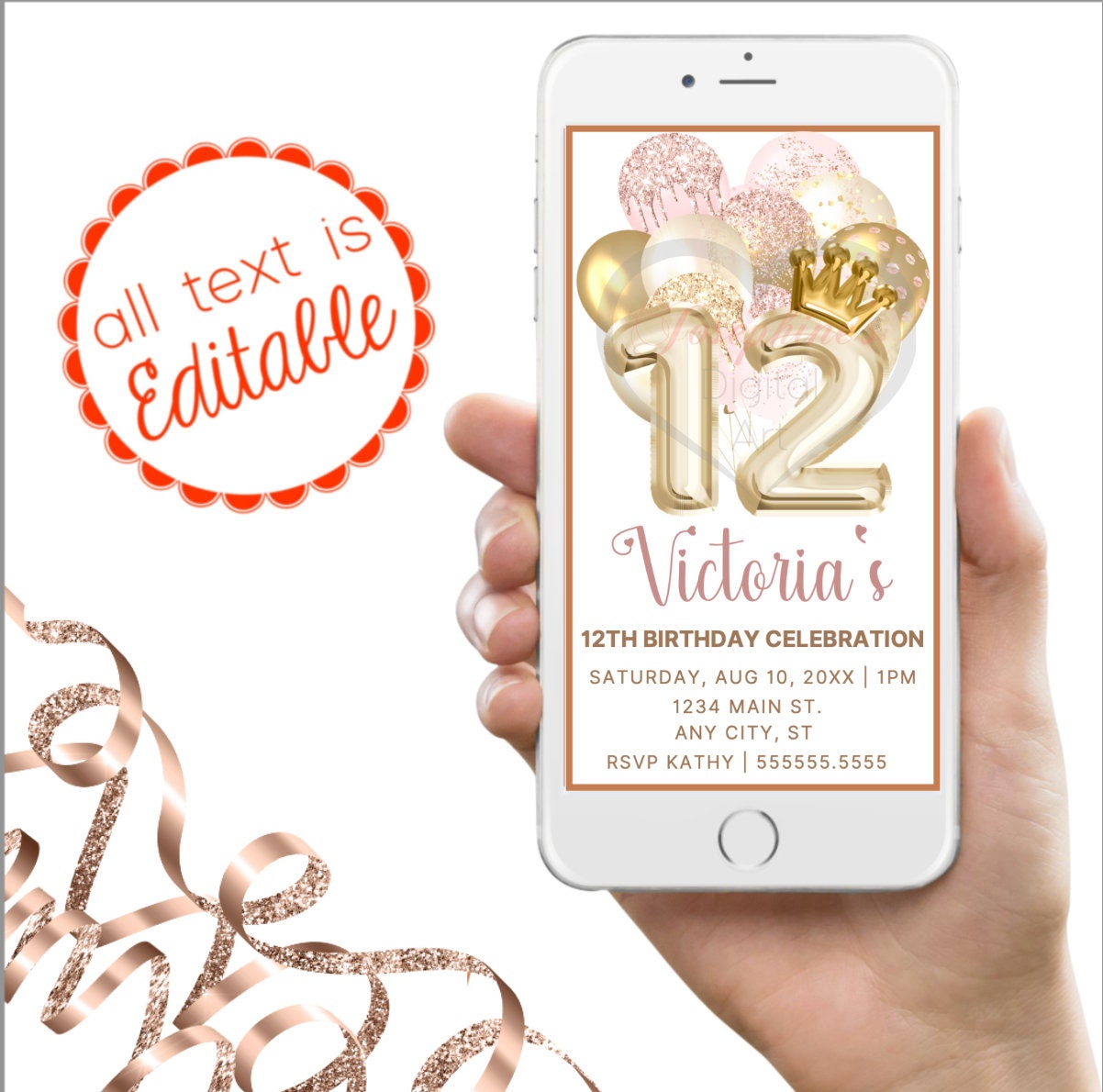 12th Birthday Invitation Ideas