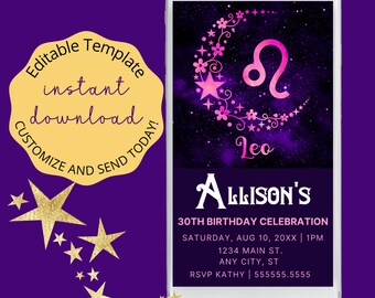 Leo Birthday Party - Etsy
