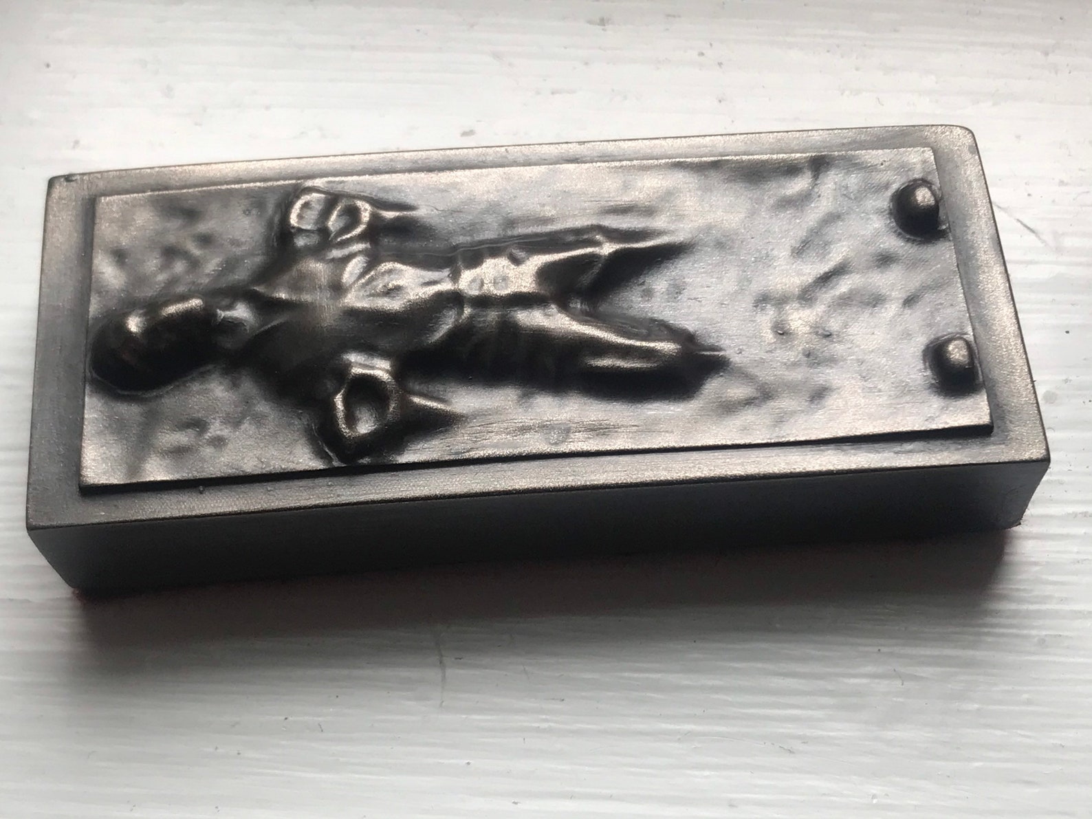 Star Wars Han Solo Frozen in Carbonite Cold Cast Bronze - Etsy