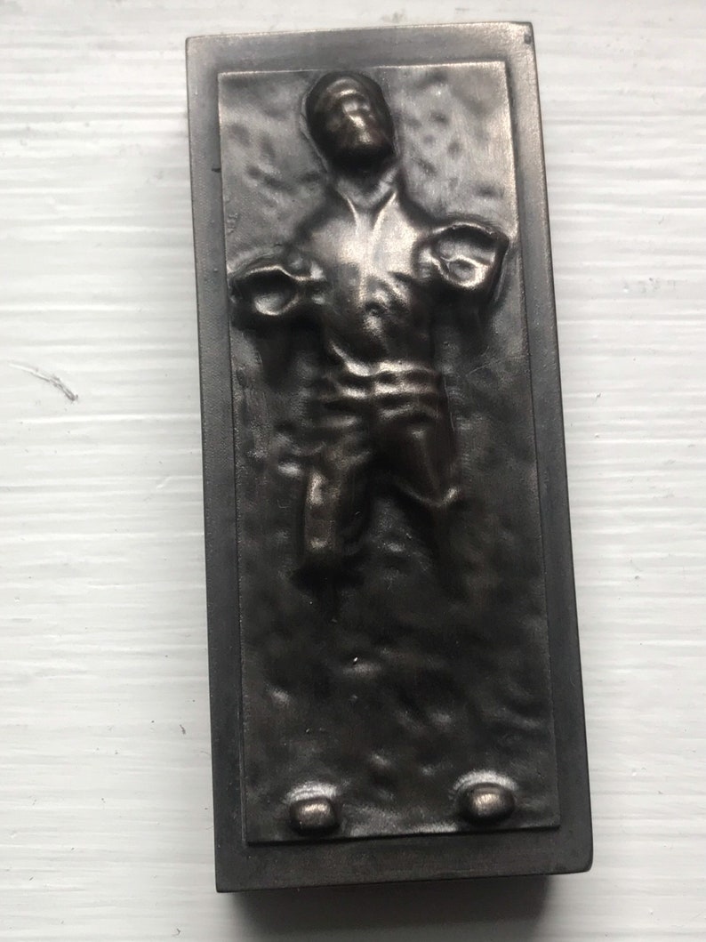 Star Wars Han Solo Frozen in Carbonite Cold Cast Bronze - Etsy
