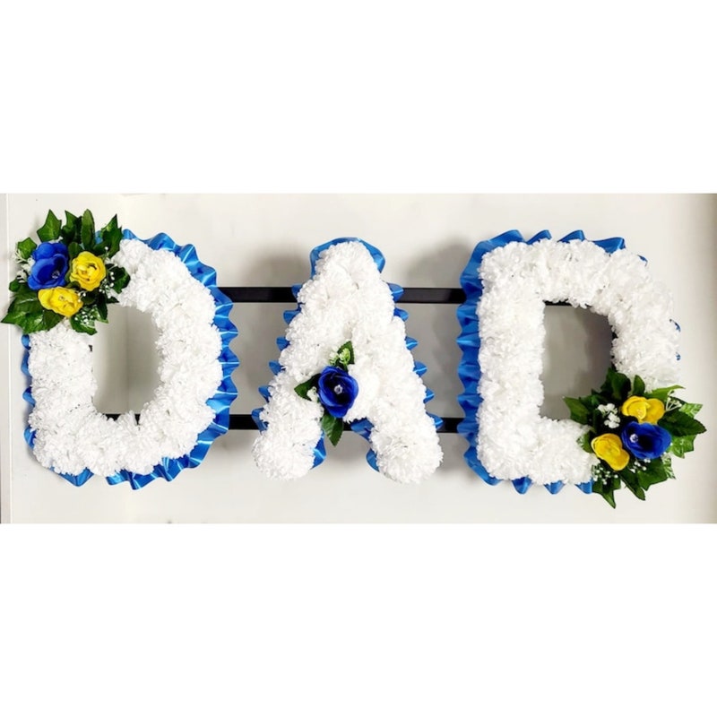 Dad Wreath for Graves - Etsy UK