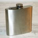 Vintage Stainless Steel 6 Ounce Flask drinking Flask Gift for Him Gift ...