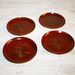 4 Vintage Collectible Coasters Made in Italy - Retro Design - Kitchen ...