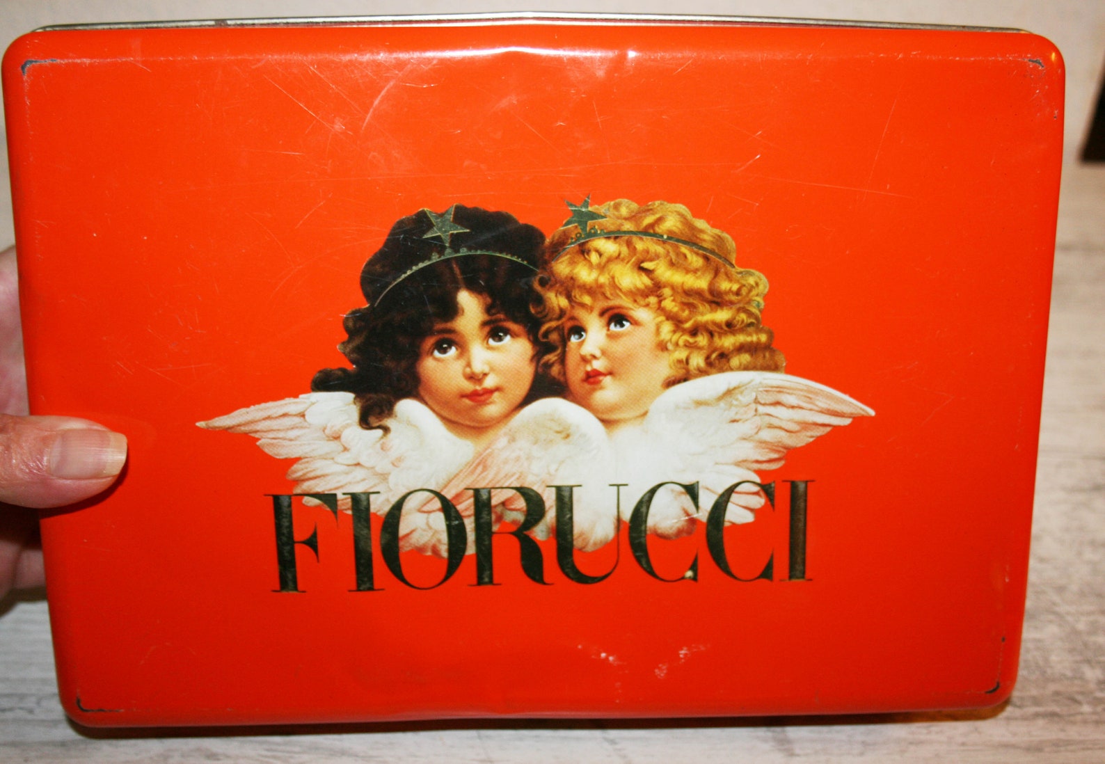 RARE!! Vintage Orange Fiorucci Tin - Collectible Tin - Original Vintage ...