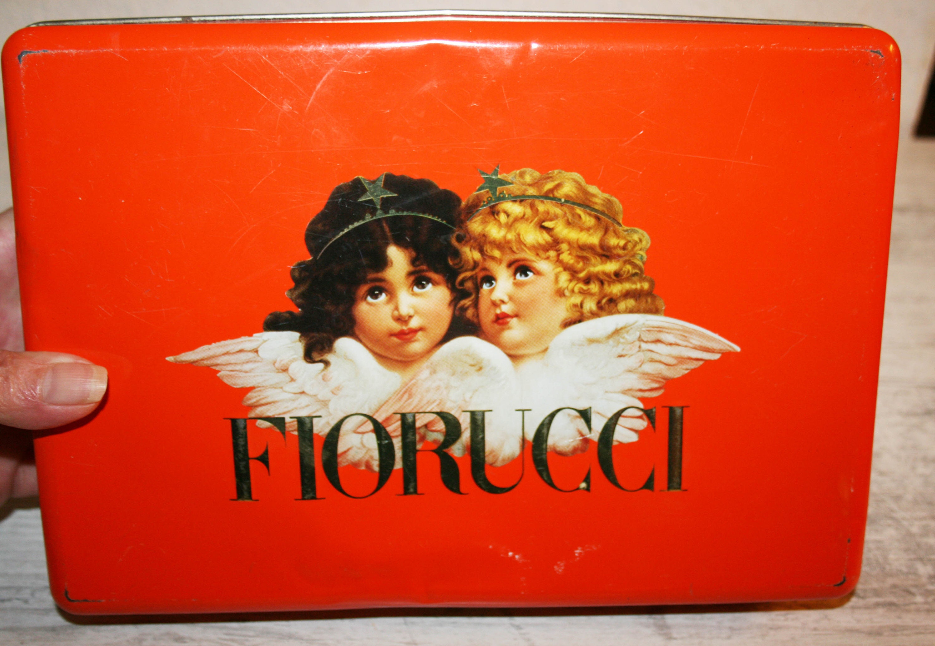RARE!! Vintage Orange Fiorucci Tin - Collectible Tin - Original Vintage ...