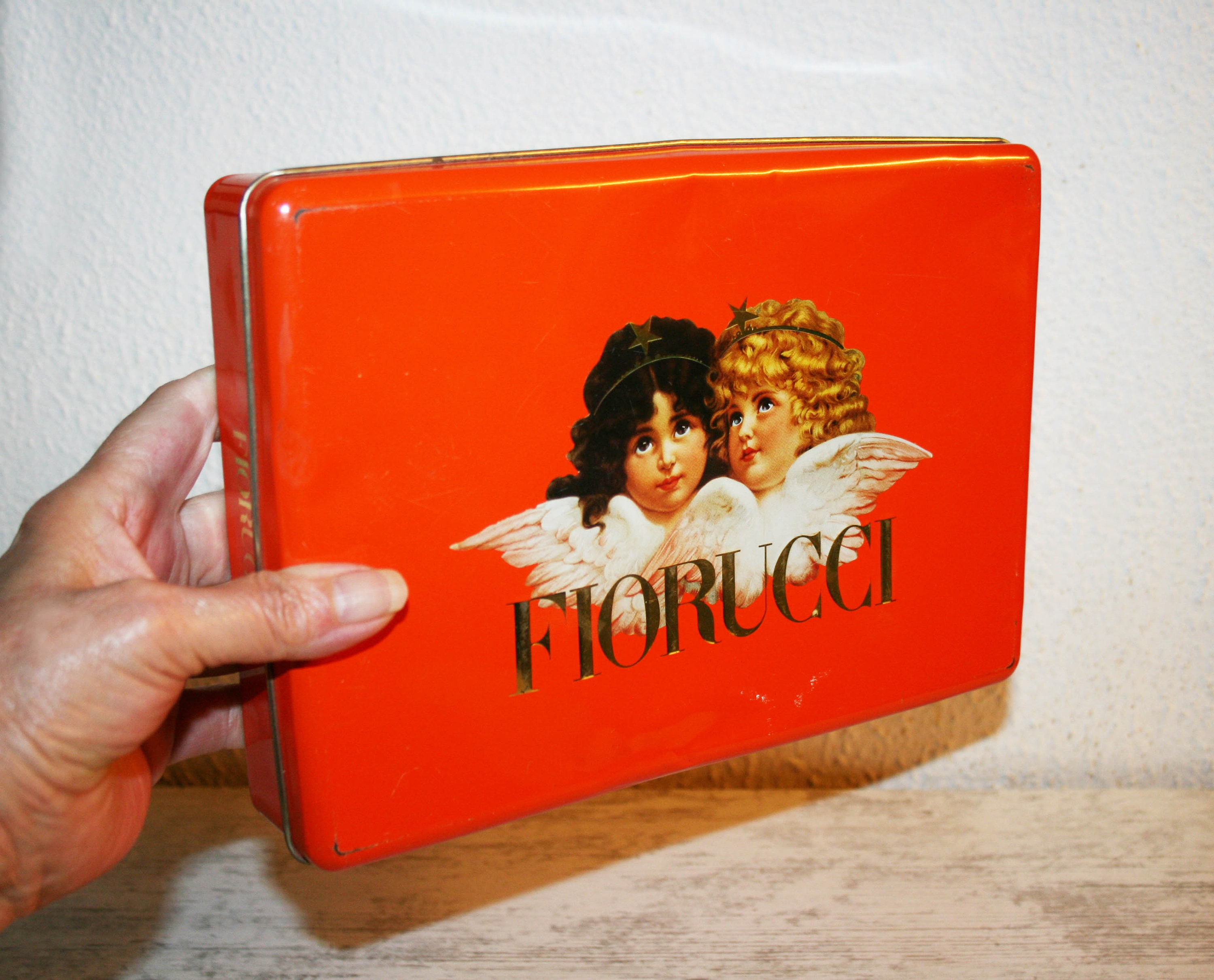 RARE!! Vintage Orange Fiorucci Tin - Collectible Tin - Original Vintage ...
