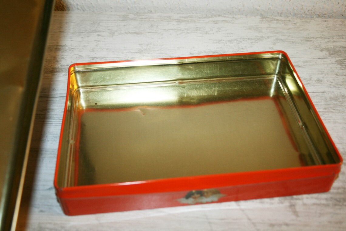 RARE Vintage Orange Fiorucci Tin Collectible Tin Original Vintage ...
