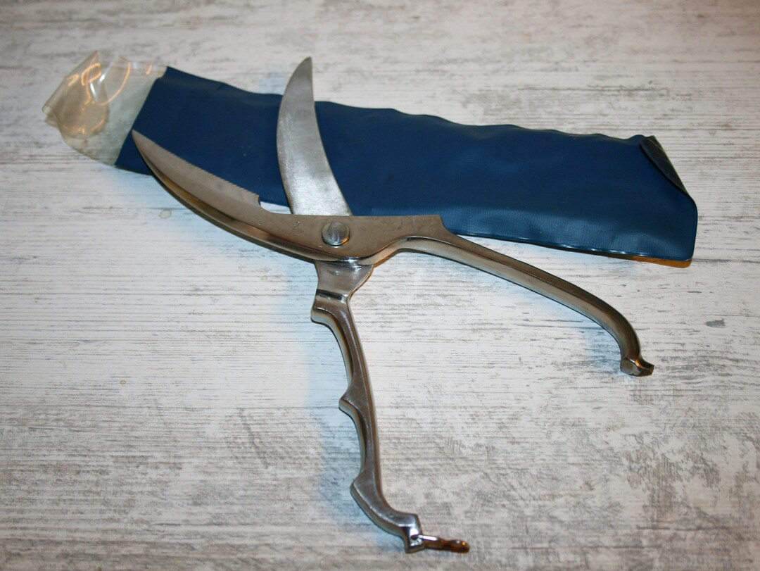 Vintage Italian Poultry Scissors, Heavy Chicken Scissors, Kitchen ...