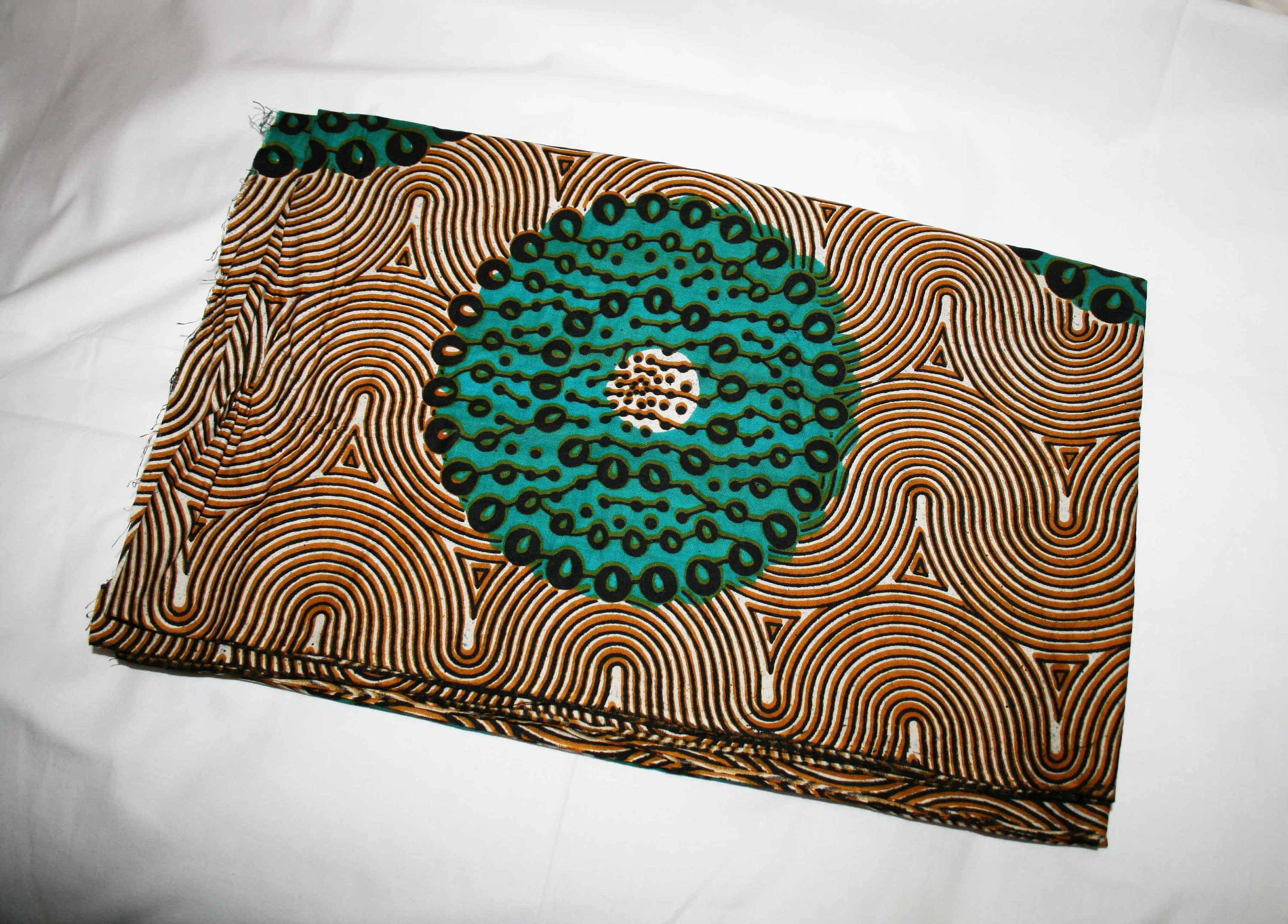 RARE!!! Vintage 80s, Fabric / African Print, Wax Cloth /ivory Coast ...