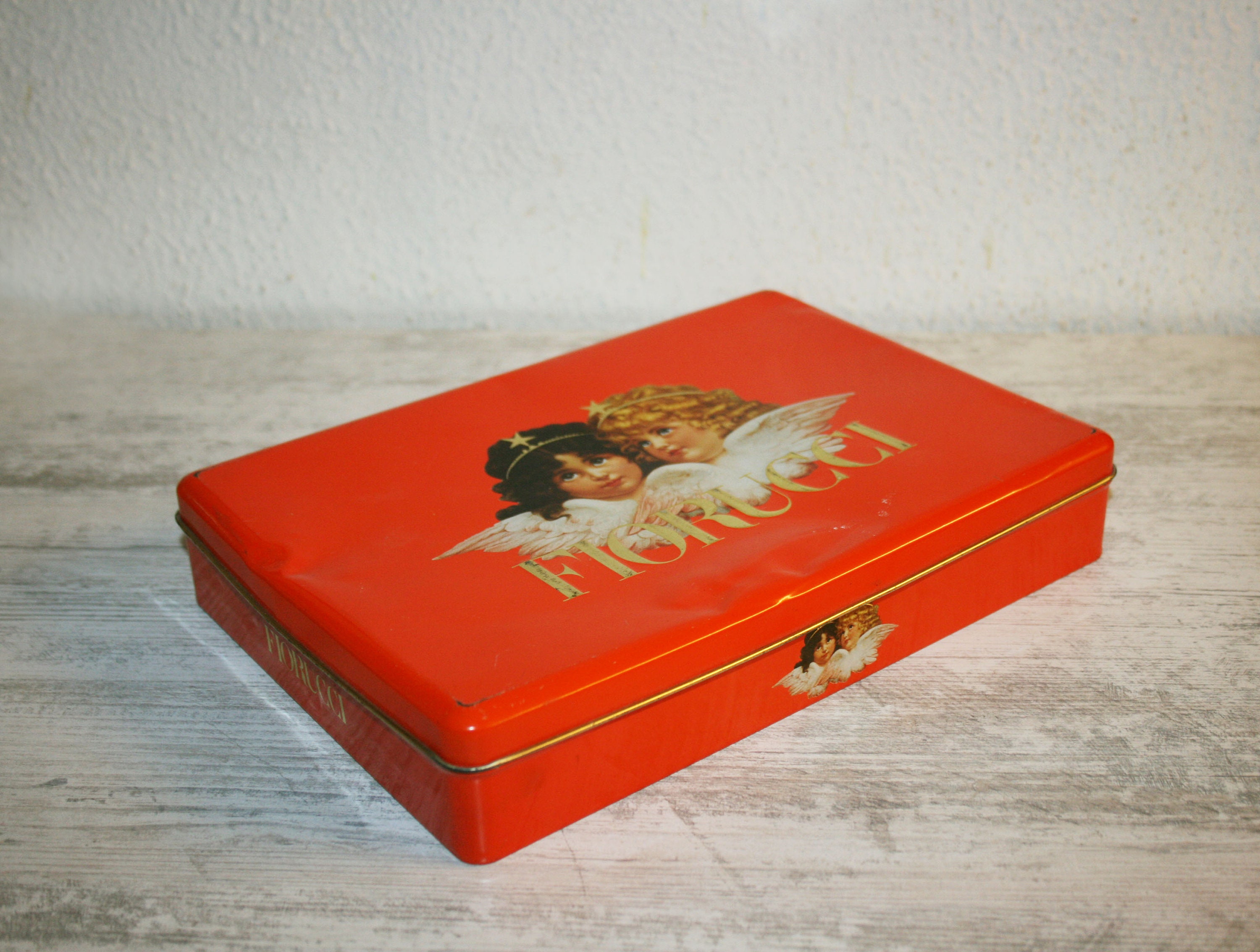 RARE!! Vintage Orange Fiorucci Tin - Collectible Tin - Original Vintage ...