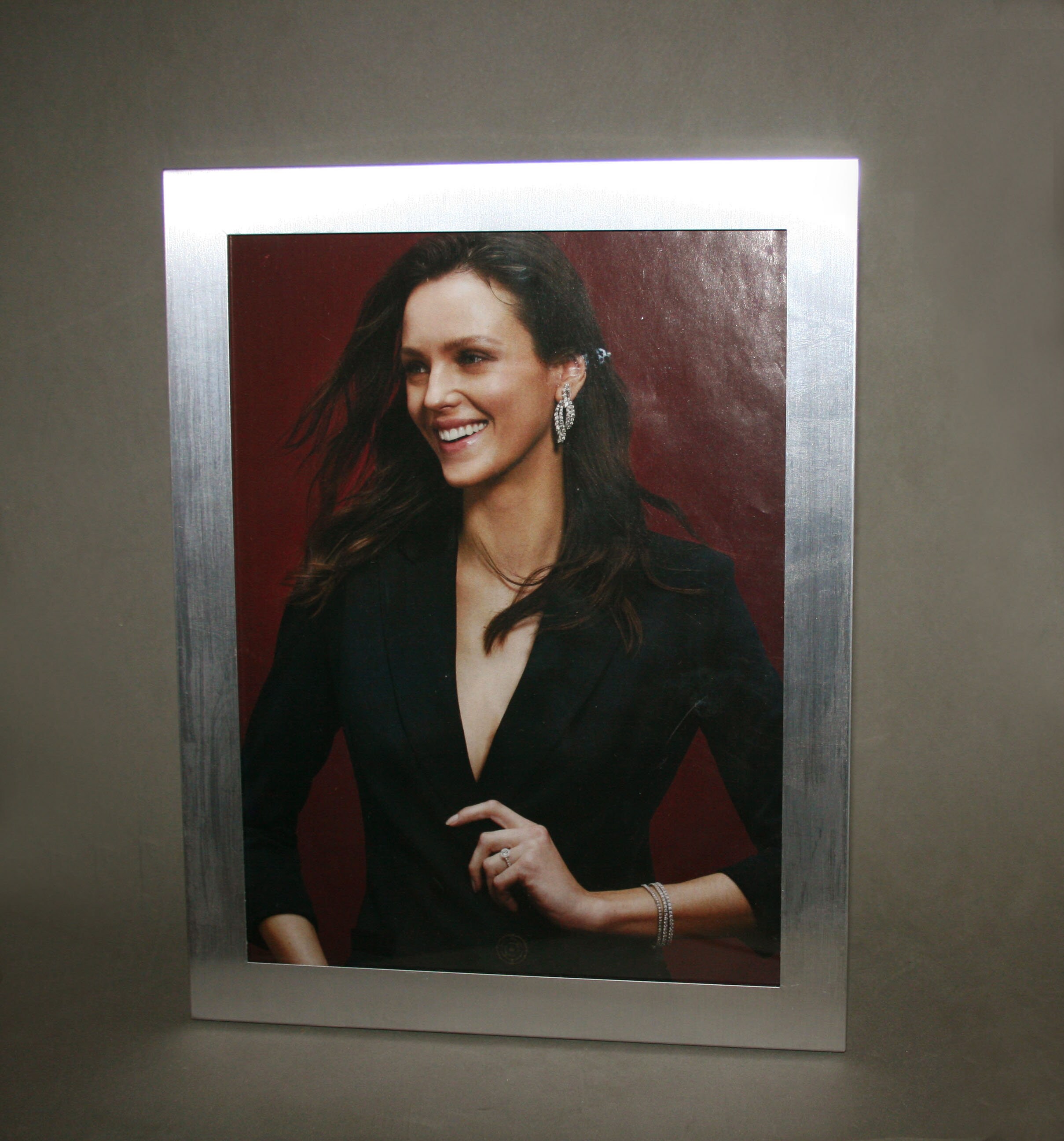 Table Photo Frame, Rectangular Shape, Silver Nickel, Alpaca -portrait ...