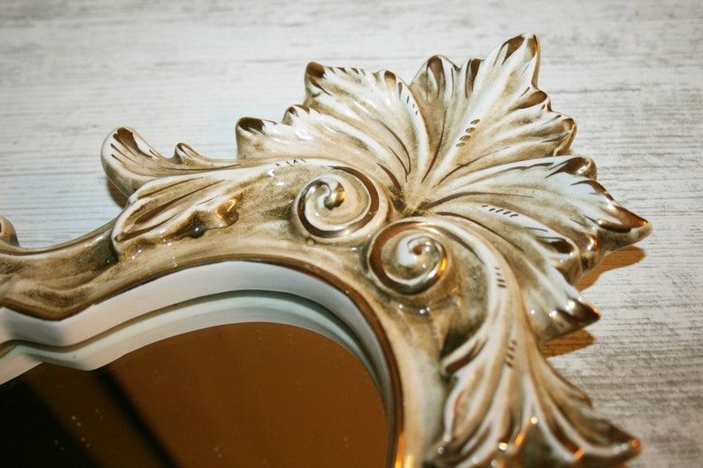 Capodimonte Porcelain Mirror 1960s Vintage Wall Mirror, Bathroom ...
