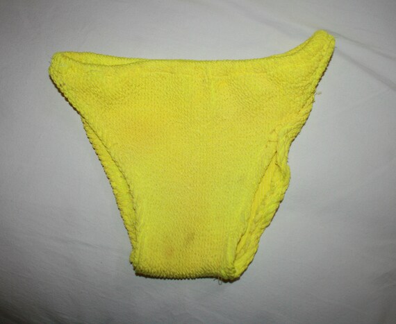 Sexy stretch swimsuit- bikini /acid yellow color/Band… - Gem