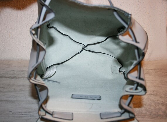 LEATHER backpack BAG, gray color, Every day bag, Gift… - Gem