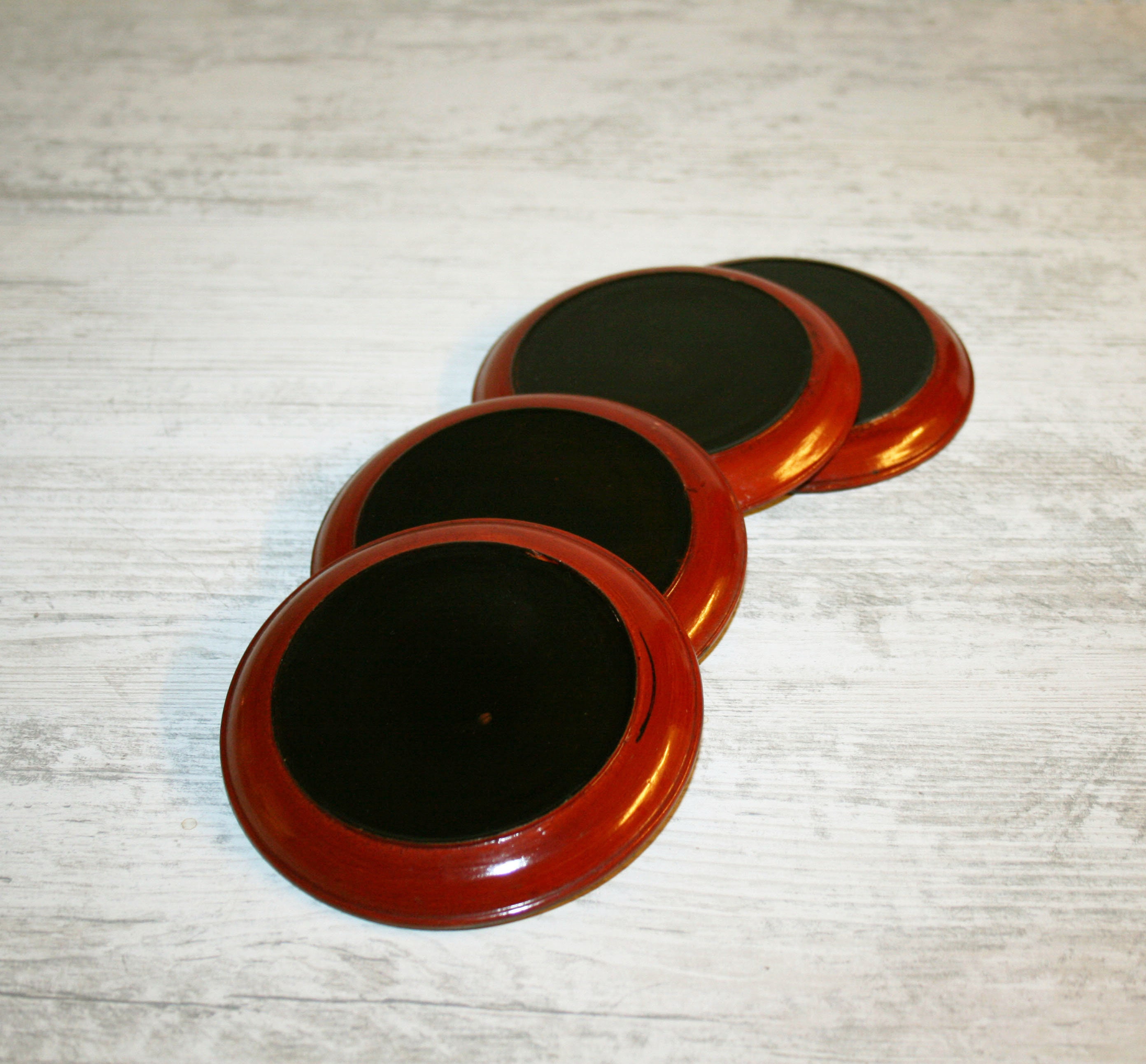 4 Vintage Collectible Coasters Made in Italy - Retro Design - Kitchen ...