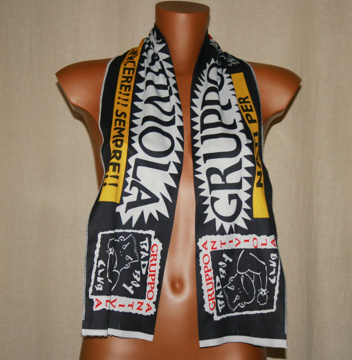 Unisex Ultras Football Team Scarf, Bad Boy Club, SOCCER SCARF ...