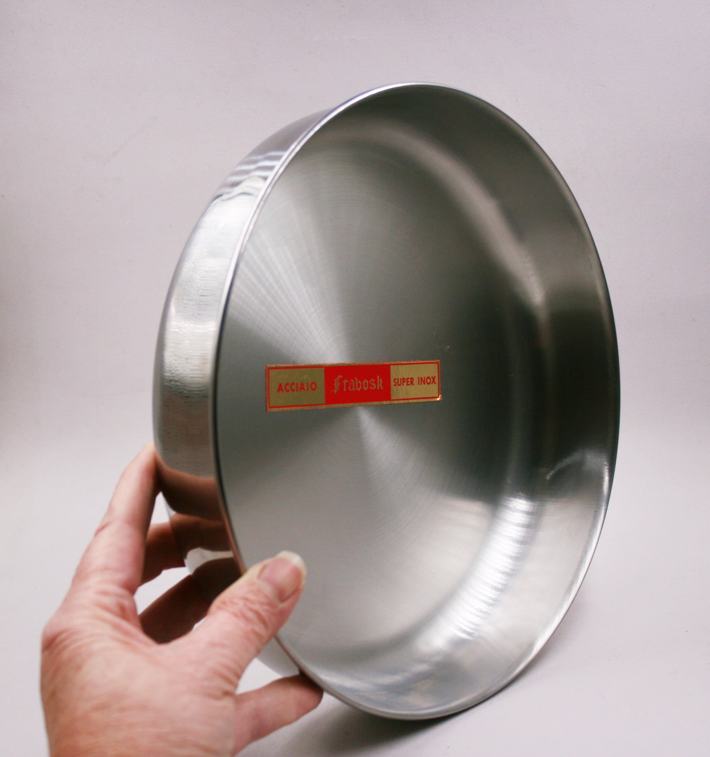 Italian Vintage SUPER INOX Pans / Stainless Pan / Bake Ware / Kitchen ...
