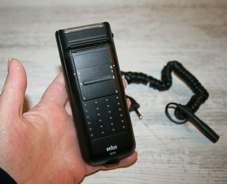 BRAUN 5507 Retro German Razor With Cable and Case, Electric Man Razor ...