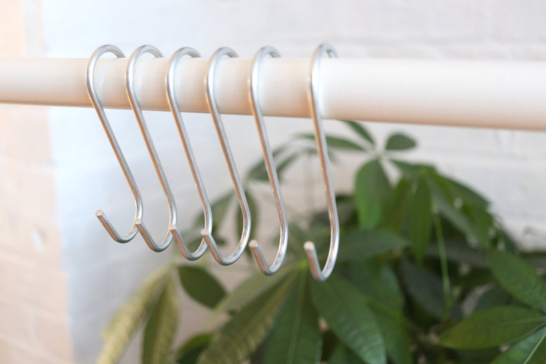 Pack S Hooks Long Metal Hook Macrame Craft Hangers Large - Etsy