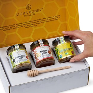Honey Gift Box Customize With Manuka and Organic Raw Pure - Etsy