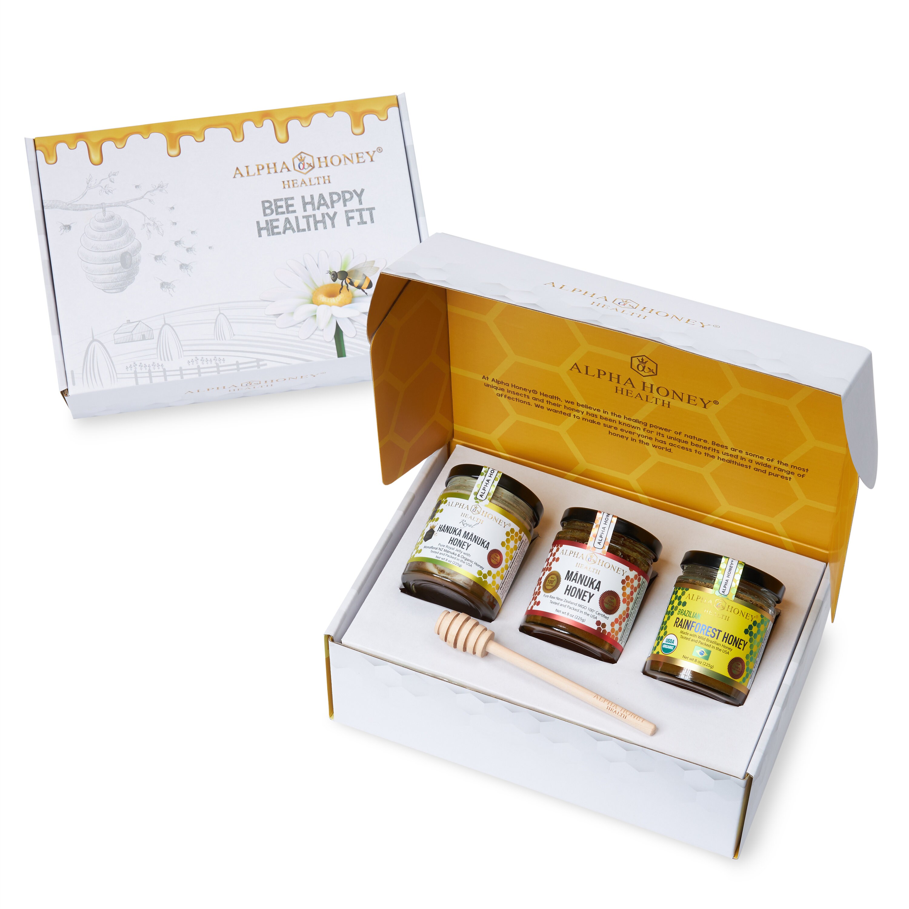 Honey Gift Box Customize With Manuka and Organic Raw Pure - Etsy