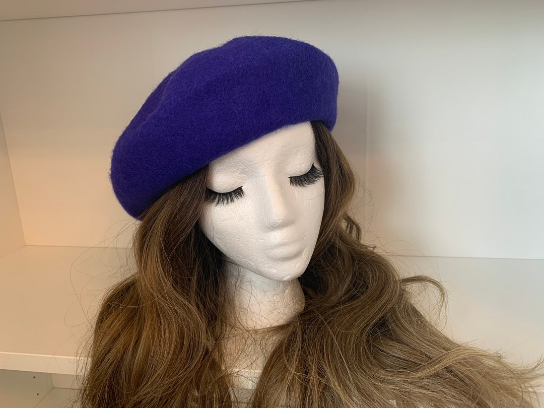 Sale!adjustable Size French Beret, Classic Wool Beret. Spring Beret ...