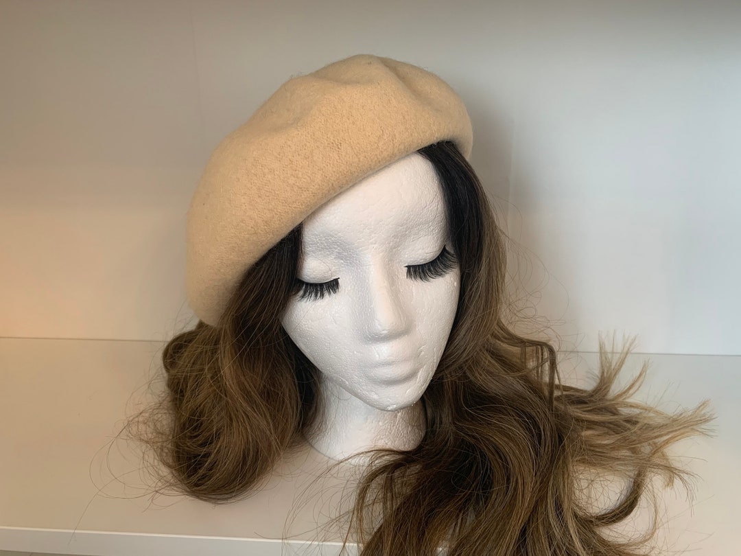 Sale!adjustable Size French Beret, Classic Wool Beret. Spring Beret ...
