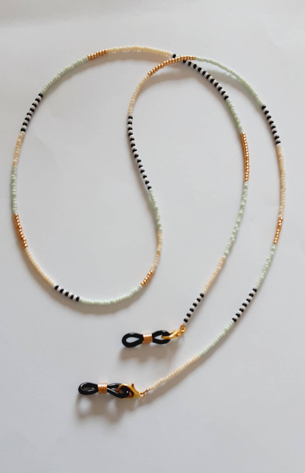 Glasses Chain Seed Bead Sunglasses Chain Mask Chain Beaded - Etsy UK