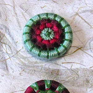 Handmade Dorset Style Thread Buttons, Needle Woven Buttons, Hand Woven ...