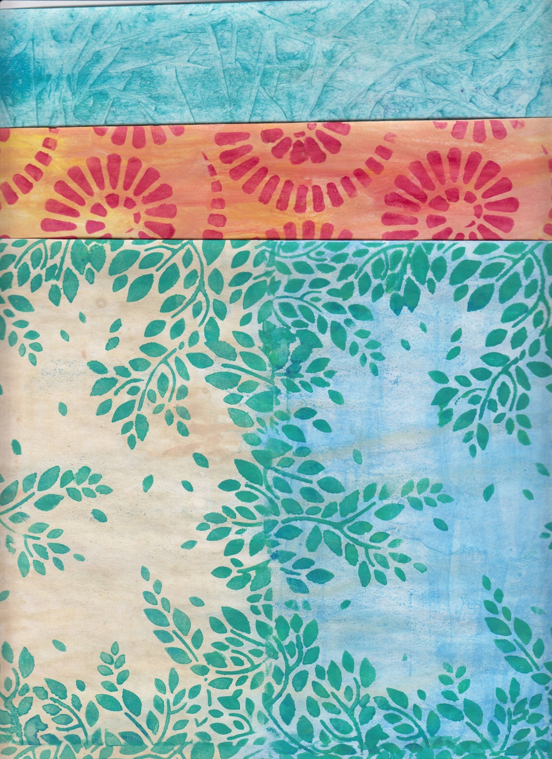 Gelli Prints, Textured Papers, Printable Papers, Painty Papers, Mixed ...