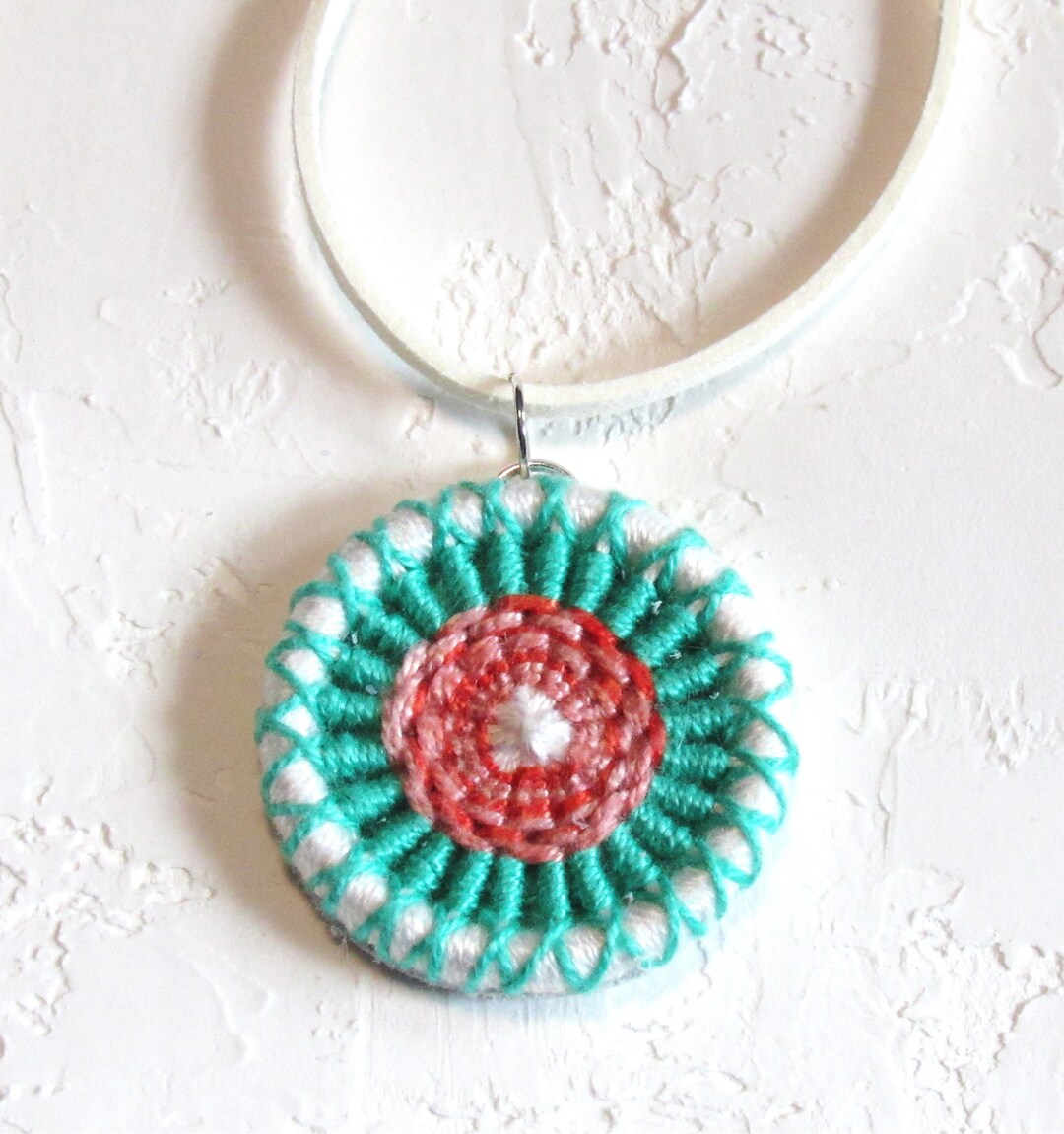 Handmade Dorset Style Medallion, Handwoven Thread Medallion, Dorset ...