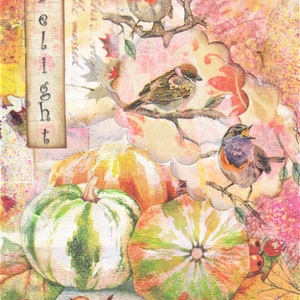 Hand Painted Card, Watercolor Cards, Collage Cards, Greeting Cards ...