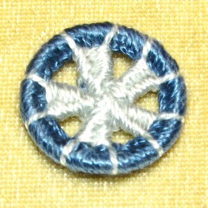 Handmade Thread Buttons, Handwoven Fiber Buttons, Needle Woven Buttons ...