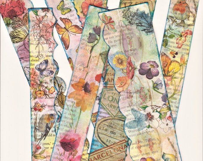Digital Collage Journal Borders, Decoupage Journal Ephemera, Collage ...