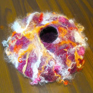 Hand Felted Wool Vessel, Handmade Wool Art Object, Home Decor, Office ...