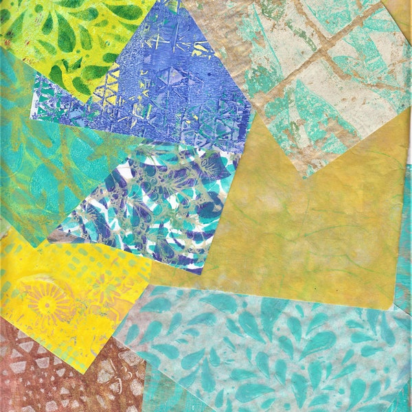 Hand Painted Papers - Etsy